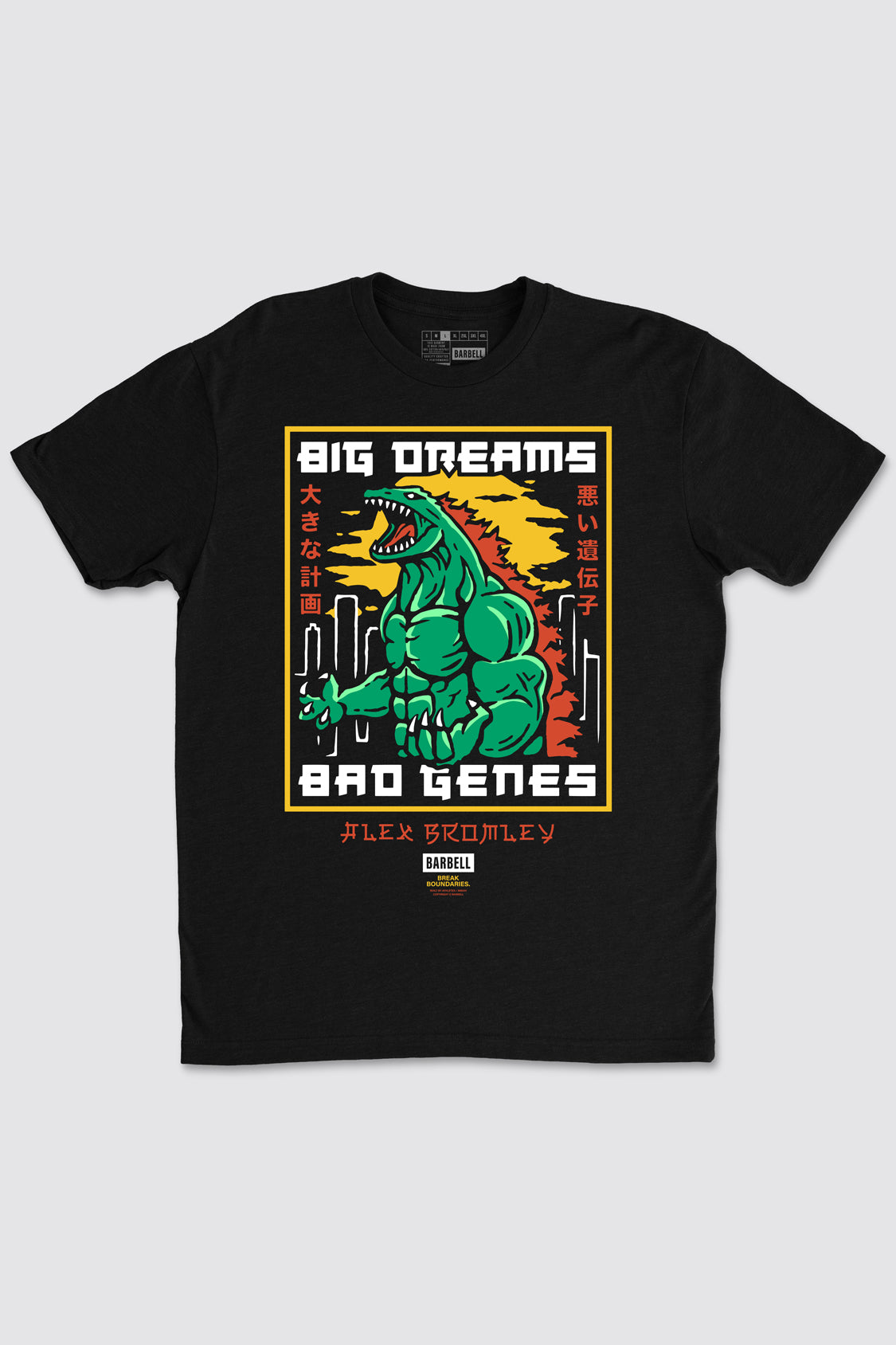 Bromley Big Dreams Bad Genes Tee – Barbell Apparel